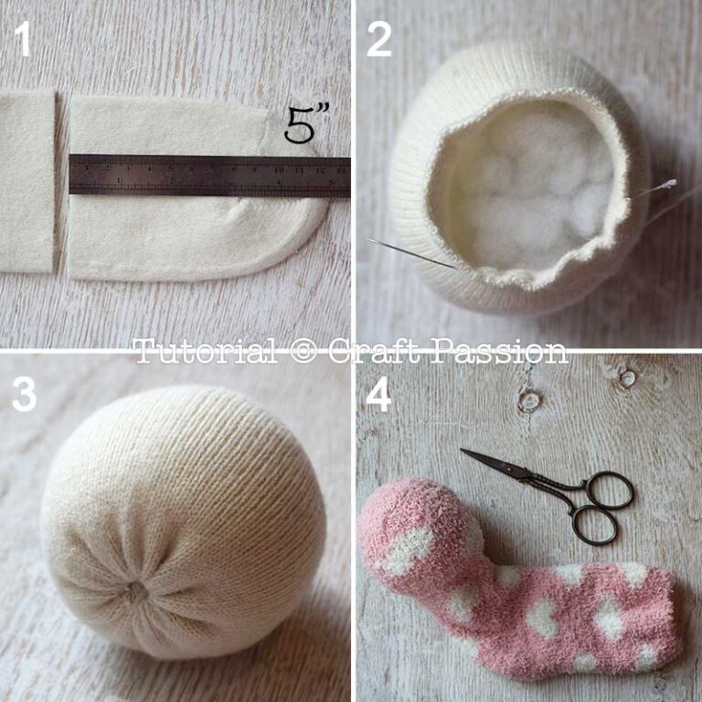 Sock Sheep Stuffed Animal - Free Sewing Pattern • Craft Passion