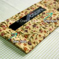 How To Sew A Pocket with 6 Slip Pocket Compartments | Craft Passion