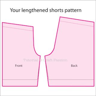 Altering Sewing Pattern - Shorts Length | Craft Passion