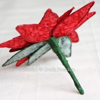 How To Make A Fabric Flower - Poinsettia • Craft Passion