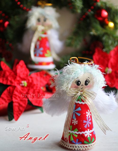 Christmas Angel Ornament - Free DIY Pattern • Craft Passion