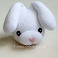 Sew Sock Bunny - Free Sewing Pattern • Craft Passion