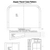 Zipper Pencil Case Sewing Pattern - Free • Craft Passion