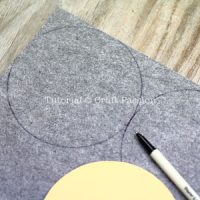 Easy DIY Felt Coasters - With Stencil • Craft Passion