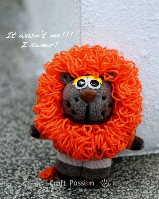 Stuffed Lion - Free Sewing Pattern • Craft Passion