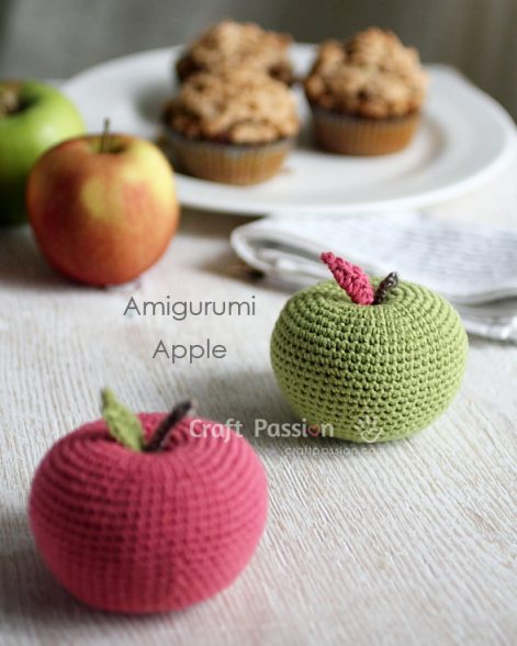 Crochet Apple Pattern - Free Amigurumi Pattern •Craft Passion