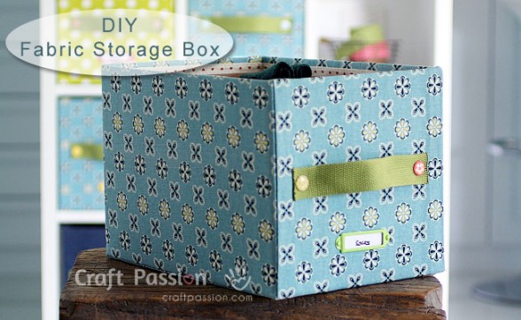 Fabric Storage Box - Easy DIY Craft Tutorial • Craft Passion