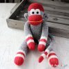 Sock Monkey Stuffed Animal • Free Sewing Pattern | Craft Passion