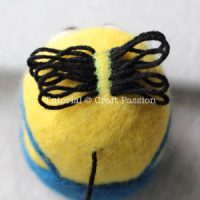 Needle Felted Minion - Easy Needle Felting For Beginners| Craft Passion