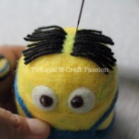 Needle Felted Minion - Easy Needle Felting For Beginners| Craft Passion
