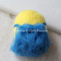 Needle Felted Minion - Easy Needle Felting For Beginners| Craft Passion