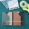 Leather Card Sleeve - Free Tutorial | Craft Passion
