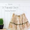 3 Tiered Skirt - Quick Sewing Pattern & Tutorial | Craft Passion