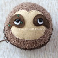 How To Sew Sock Sloth Stuffed Animal, Smie - Free Pattern