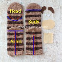How To Sew Sock Sloth Stuffed Animal, Smie - Free Pattern
