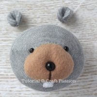 How To Sew Sock Beaver Stuffed Animal - Free Pattern • Craft Passion
