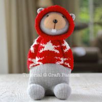 Sock Beaver Stuffed Animal - Free Sewing Pattern • Craft Passion