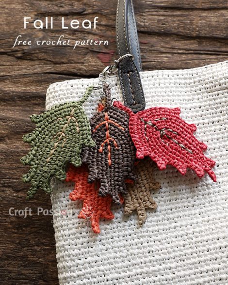 Fall Leaf - Free Crochet Pattern | Craft Passion - Free Pattern & Tutorial