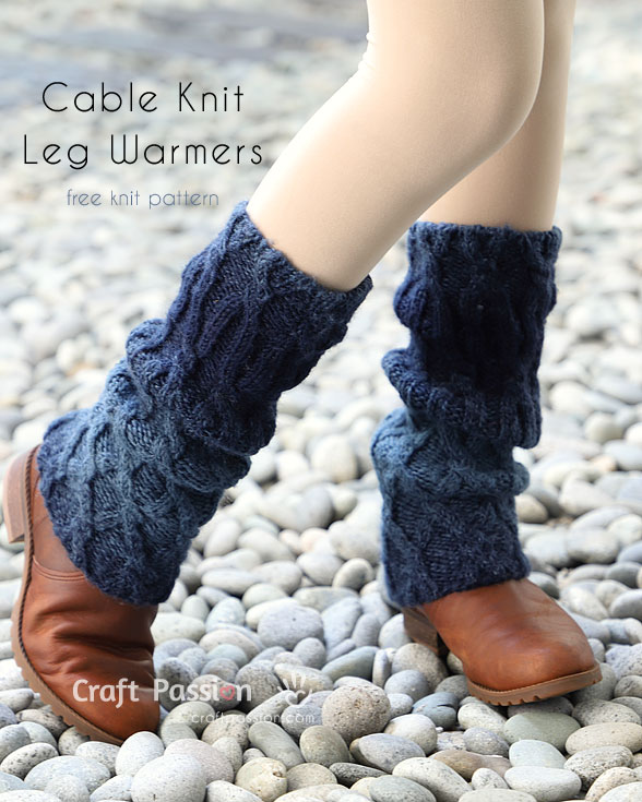 Cable Knit Leg Warmers Free Knitting Pattern Craft Passion Cable Knit Leg Warmers Free Knitting Pattern Craft Passion