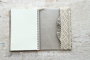 Fabric Book Cover Tutorial | How To Sew • Craft Passion