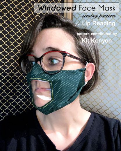 Windowed Face Mask - Free Sewing Pattern • Craft Passion