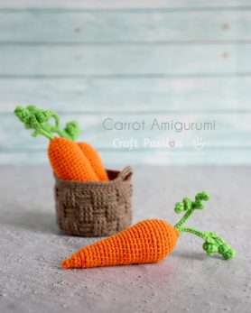 Crochet Carrot Amigurumi - Free Crochet Pattern • Craft Passion