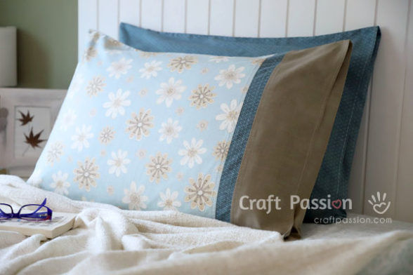 Envelope Pillowcase (French Seam) - Easy Sewing Tutorial • Craft Passion