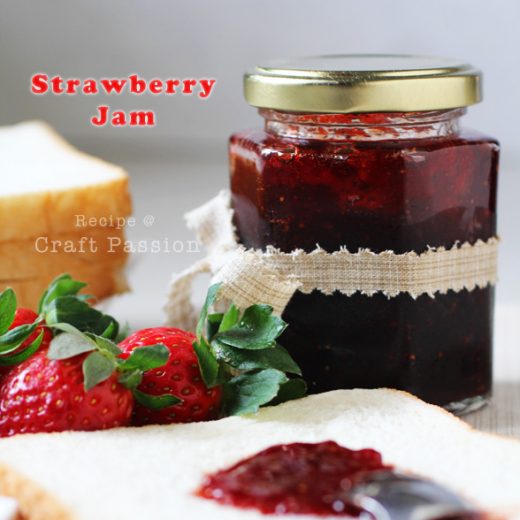 Strawberry Jam Recipe - 3 Simple Ingredients | Craft Passion Recipe
