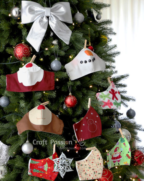 Christmas Face Mask - Sewing Pattern • Craft Passion