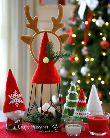 Cone Tree, Christmas Tree - Free Crochet Pattern • Craft Passion