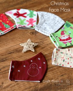 Christmas Face Mask - Sewing Pattern • Craft Passion