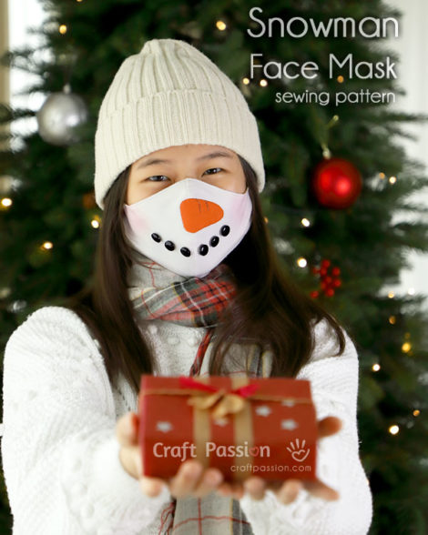Christmas Face Mask - Sewing Pattern • Craft Passion