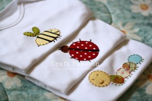 Free Garden Bug Applique Patterns & Tutorial • Craft Passion