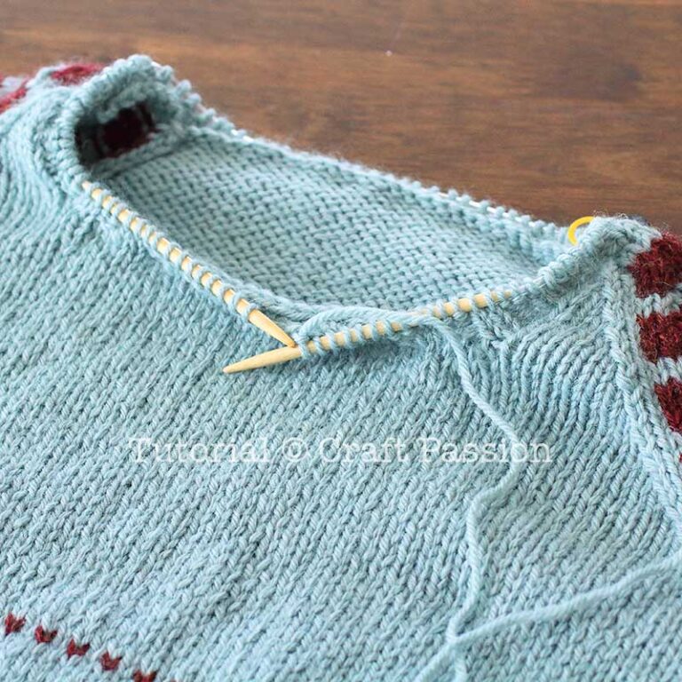 Free Raglan Sweater Knitting Pattern - 6 Sizes • Craft Passion