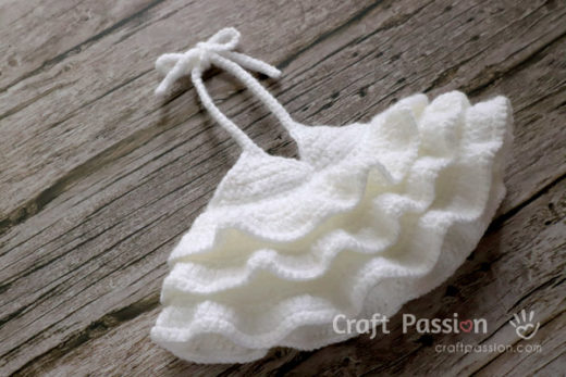 Free Crochet Ruffle Dress Pattern For Doll • Craft Passion