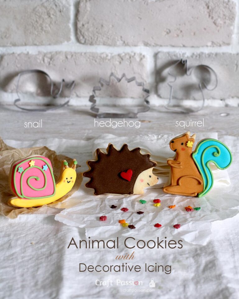 Animal Cookies - Creative Recipe • Craft Passion
