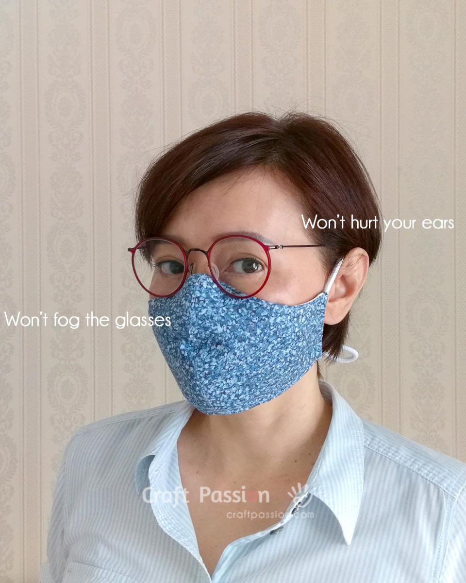 Face Mask Pattern (FREE), 4 Sizes - Best Fit Ever • Craft Passion