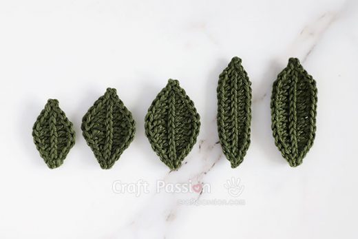 Crochet Leaf - Easy Free Crochet Pattern | Craft Passion