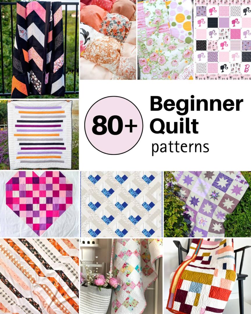 81 Simple Beginner Quilt Patterns With Tutorials • Craft Passion