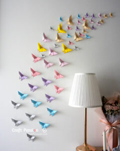 Easy Origami Butterfly Under 3 Minutes • Craft Passion