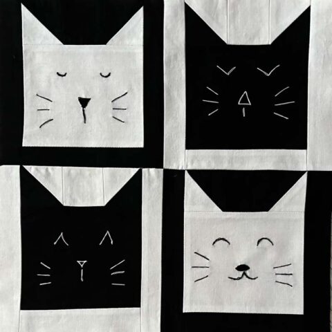 25 Purrfect and Adorable Cat Quilt Patterns • Craft Passion