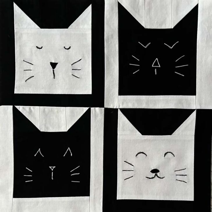 25 Purrfect and Adorable Cat Quilt Patterns • Craft Passion