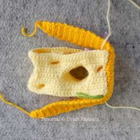 Crochet Cheese Wedge Pattern - #1 Free Crochet Pattern • Craft Passion