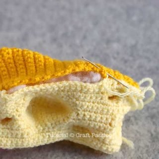 Crochet Cheese Wedge Pattern - #1 Free Crochet Pattern • Craft Passion
