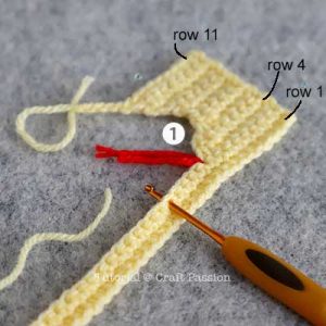 Crochet Cheese Wedge Pattern - #1 Free Crochet Pattern • Craft Passion