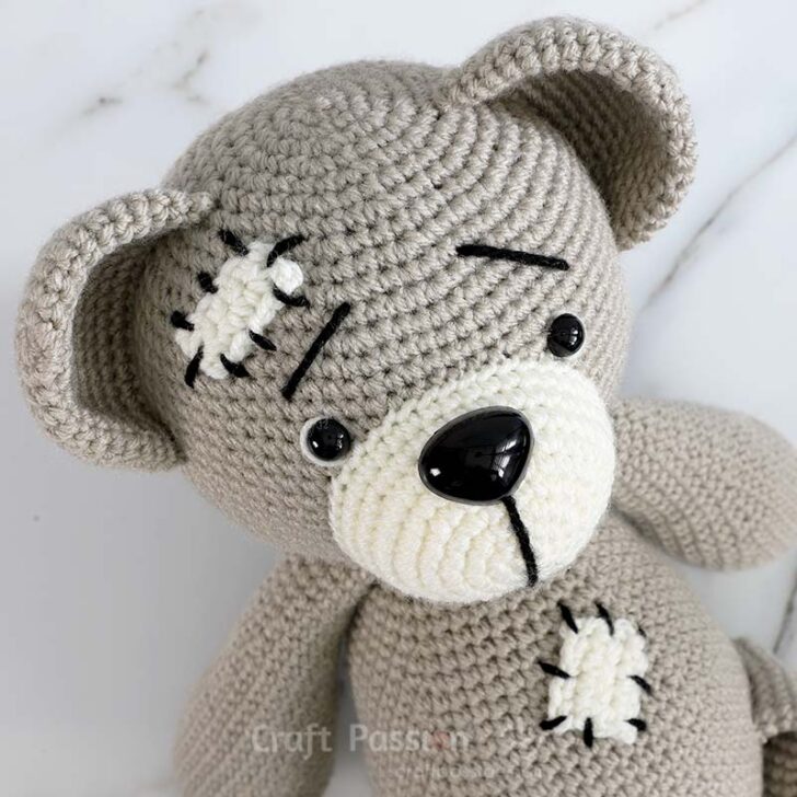 Crochet Teddy Bear - Free Amigurumi Pattern • Craft Passion