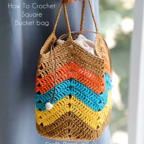 Crochet Bucket Bag - Free Crochet Bag Pattern In 2 Options