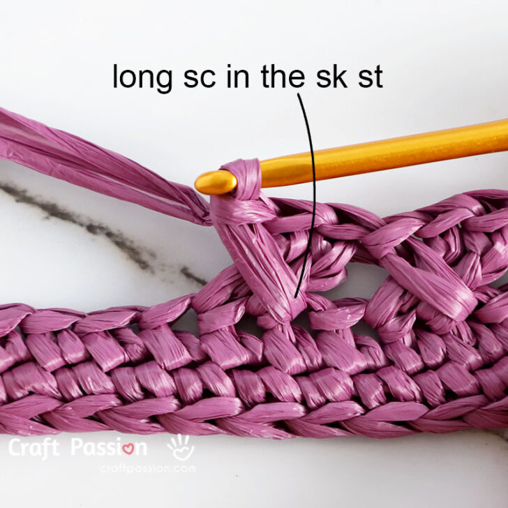 Chic Slant Sling Crochet Crossbody Bag • Free Crochet Pattern