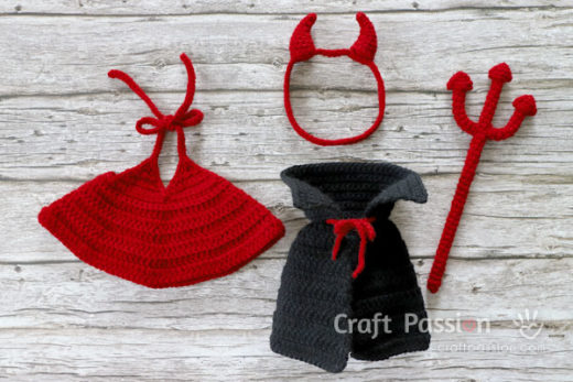 Crochet Devil Costume For Amigurumi - 5 Free Patterns • Craft Passion