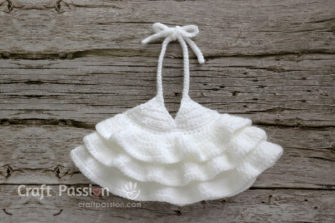 Free Crochet Ruffle Dress Pattern For Doll • Craft Passion